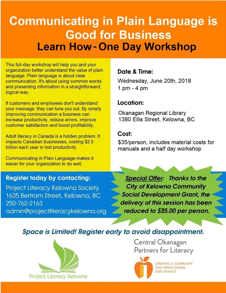 Communicating in Plain Language is Good for Business – Project Literacy